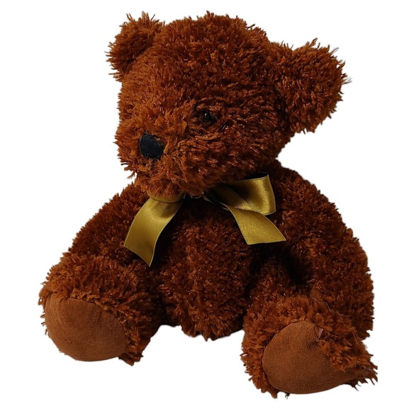 Russ | Toys | Russ Vintage Teddy Bear Rust Bow Sitting Ten Inches 49555 ...